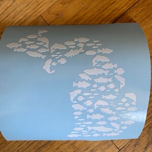 Michigan Great Lakes Fish Fishing Decal Car iPad Tumbler Laptop Water ...