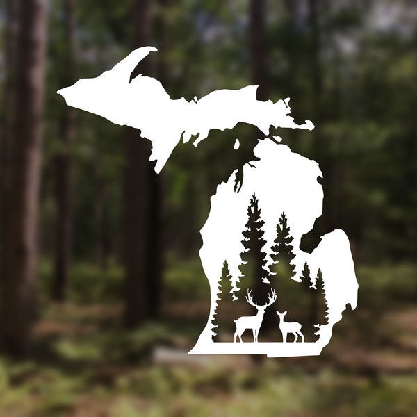 Michigan Car Decal - Etsy