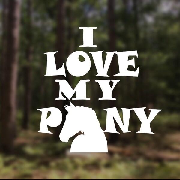 Pony Decal - Etsy