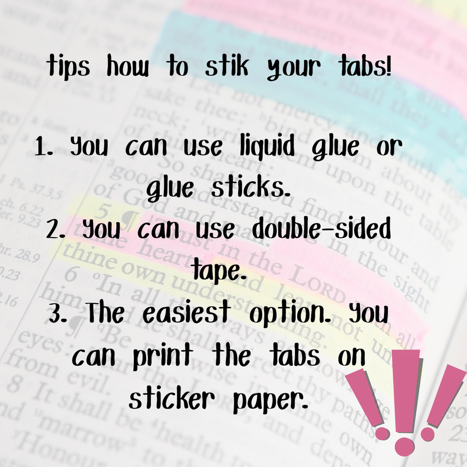 Printable Bible Tabs: DIY Bible Journaling With Free Blanks (PDF ...