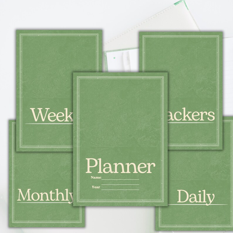 2025 Printable Planner Kit, Daily, Weekly, Monthly (PDF) - Etsy