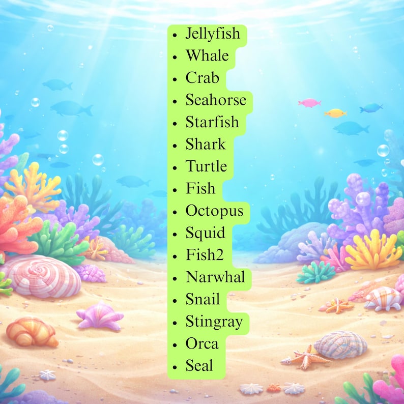 16 Underwater World Sea Creatures Crochet Patterns, Sea Creatures ...