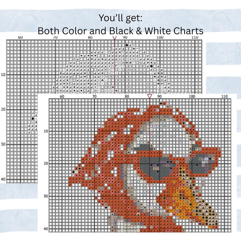 Fancy Goose Cross Stitch Pattern, Goose With Cocktail Counted Cross ...