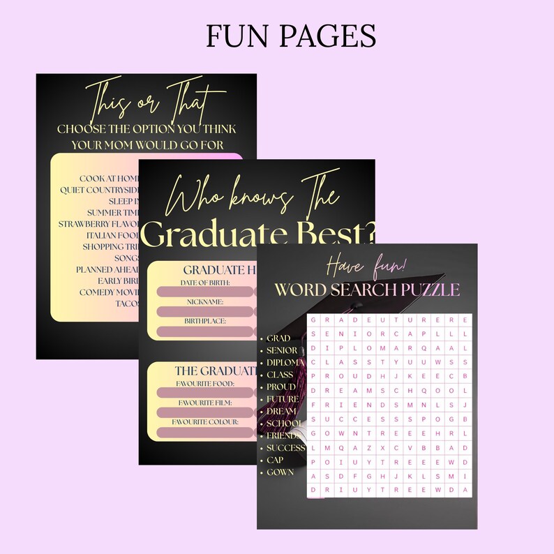 Editable Graduation Magazine Template 2026, Senior 2026 Graduation ...