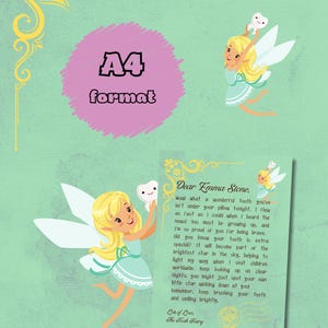 Personalized Tooth Fairy Letter Template (digital Download) - Etsy