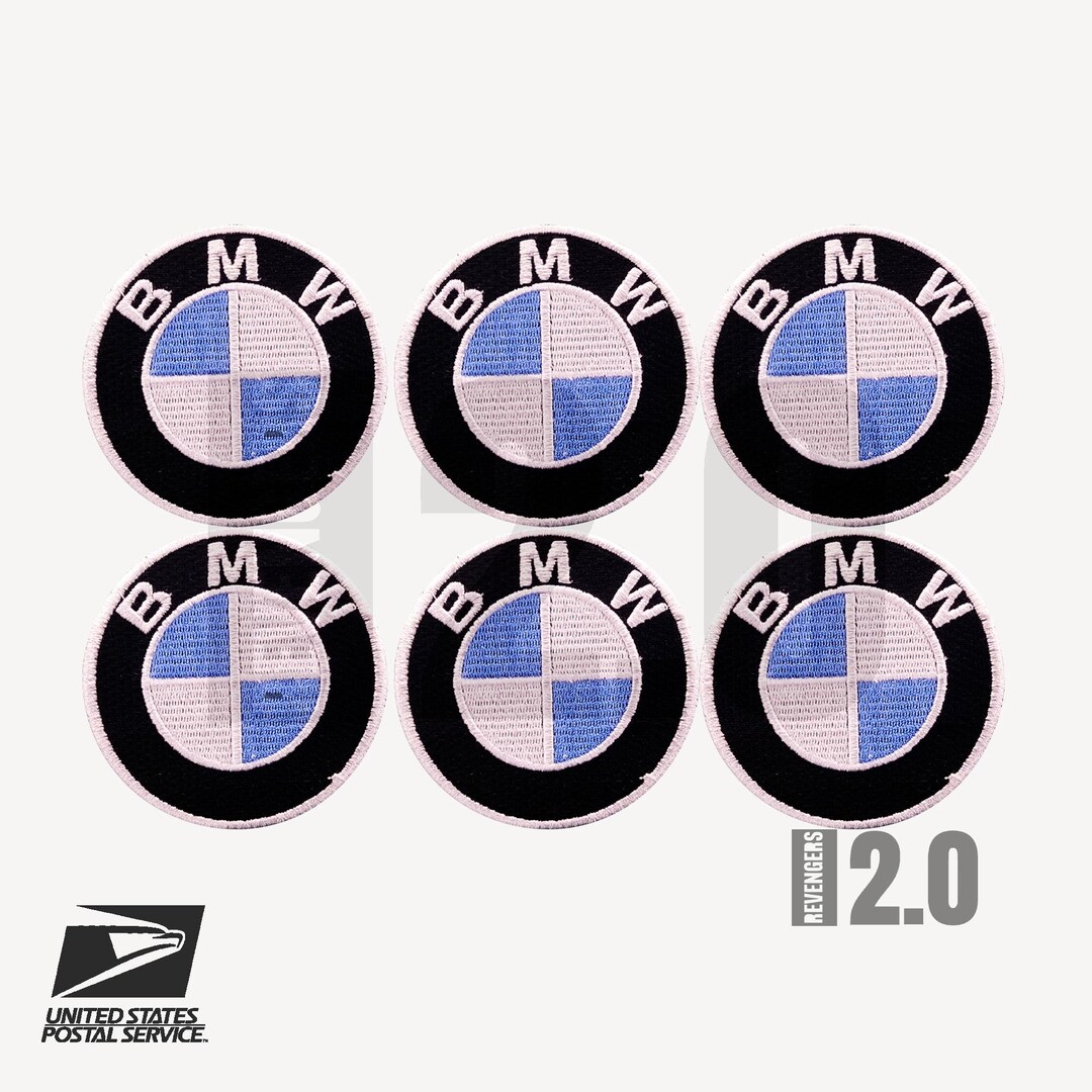 Car Racing BMW Logo Embroidery Patch 3" Iron on Sew on Pack of 6 - Etsy