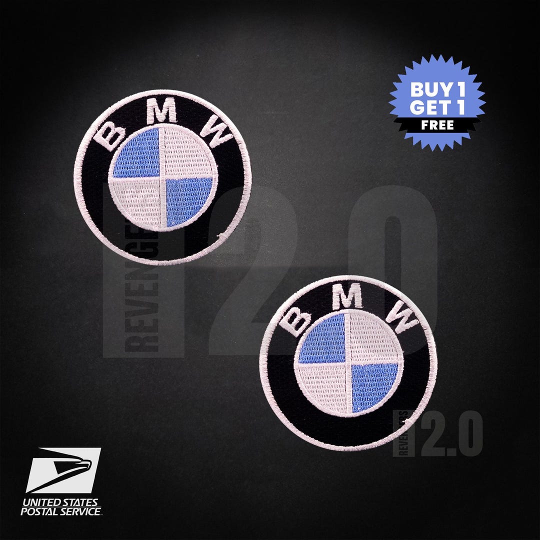 BMW Logo Embroidery Patch: Automotive Racing Iron-on Applique - Etsy