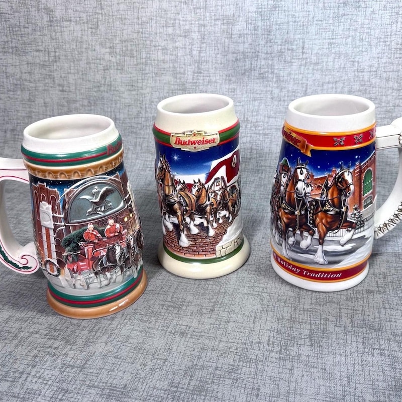 Vintage Budweiser Mugs - Etsy