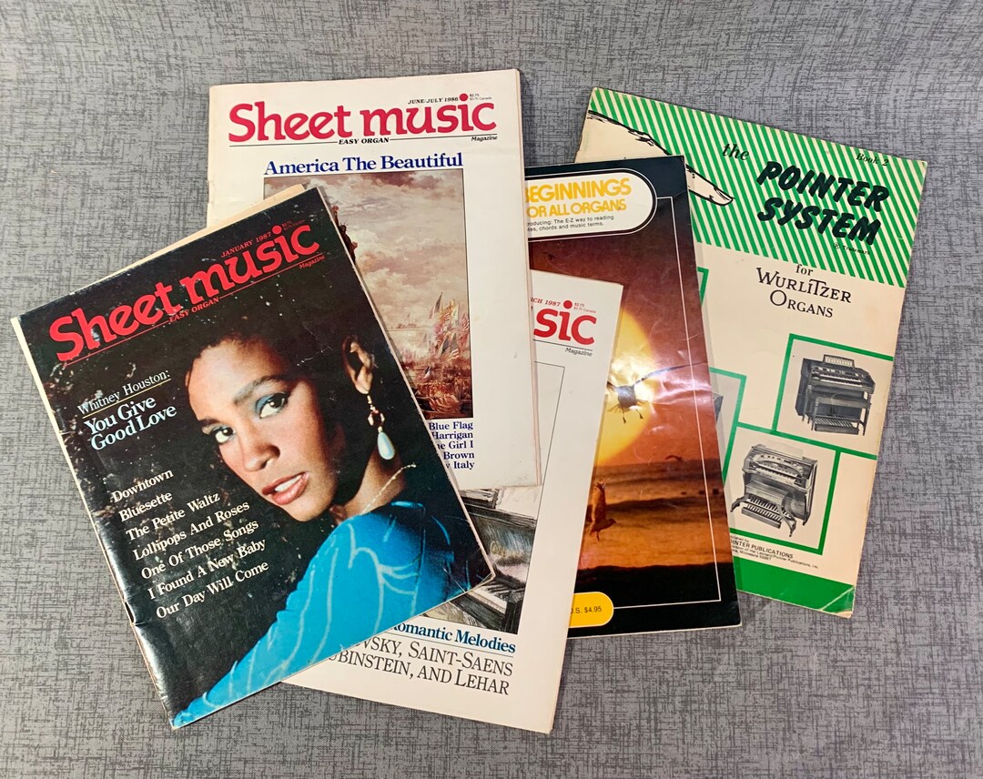 Organ Sheet Music Books 1980s - Etsy