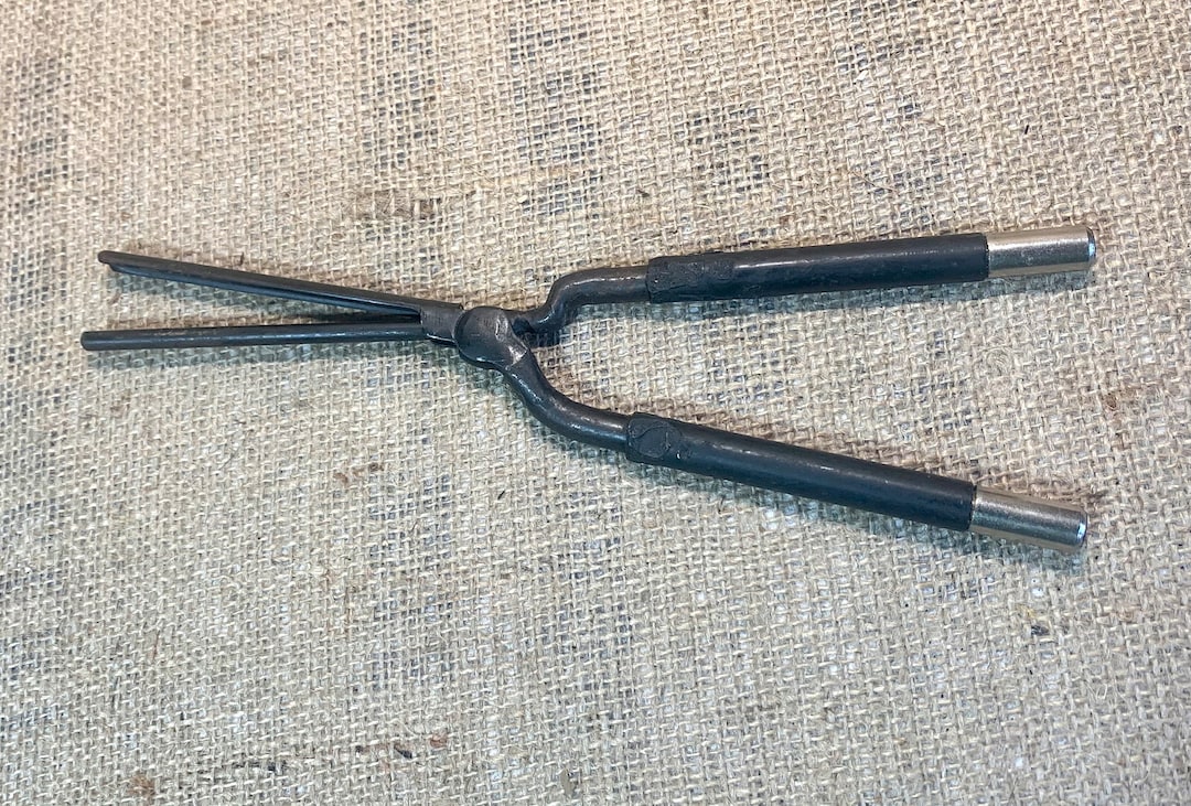 Antique Curling Iron Cast Iron Collectible Salon Item - Etsy