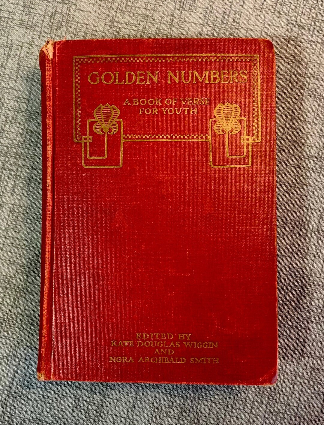 Golden Numbers Book of Verse for Youth Antique Red Hardcover Book 1902 ...