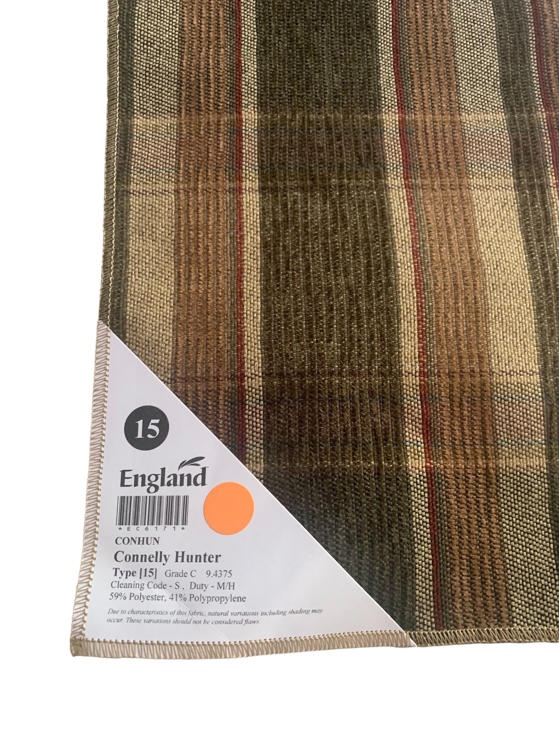 Plaid Upholstery Fabric Samples Polyester Lightweight Three Pieces Blue ...