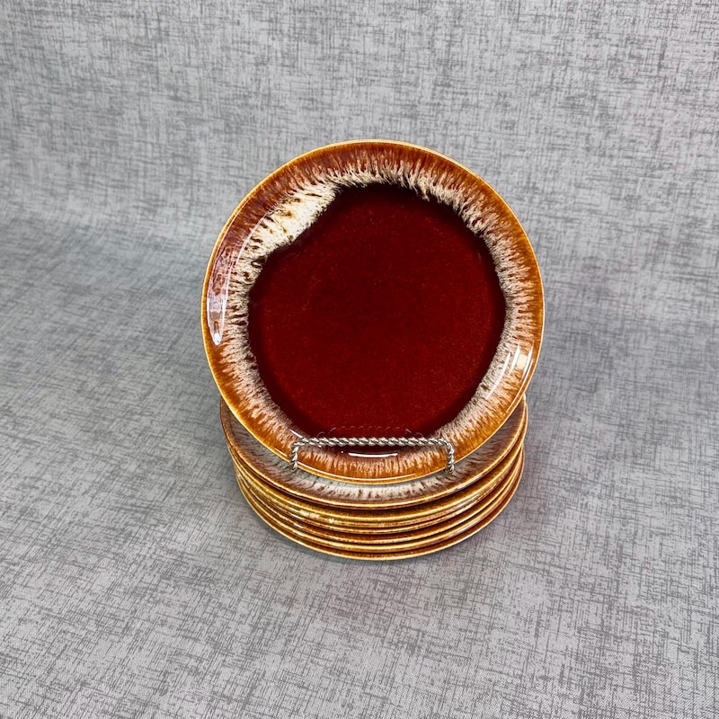 Brown Drip Dishes - Etsy