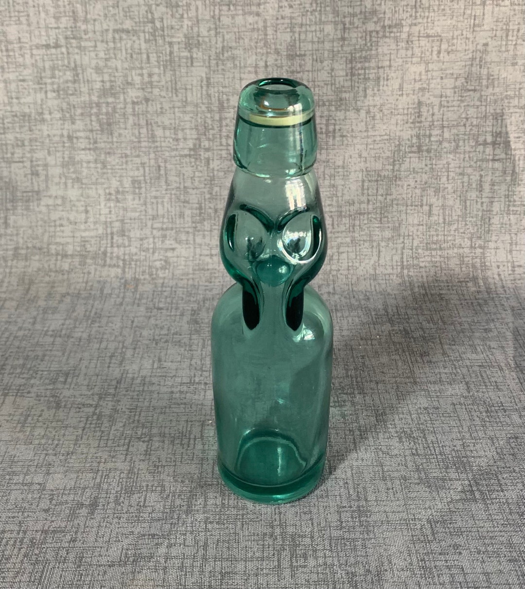 Codd Neck Green Bottle With Marble Stopper Vintage Soda Pop Bottle - Etsy