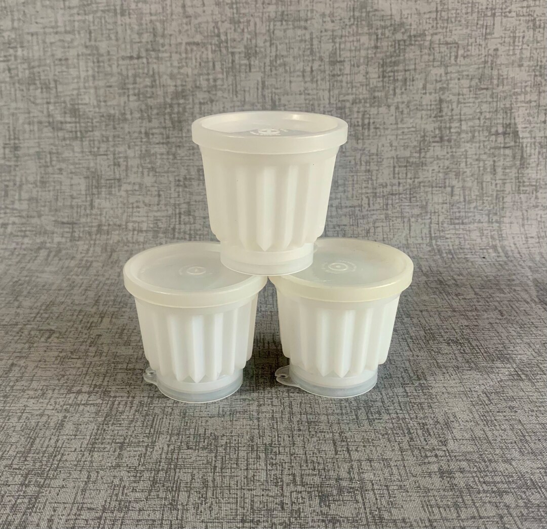 Tupperware Jello Molds Three Individual Size White Gelatin Molds - Etsy
