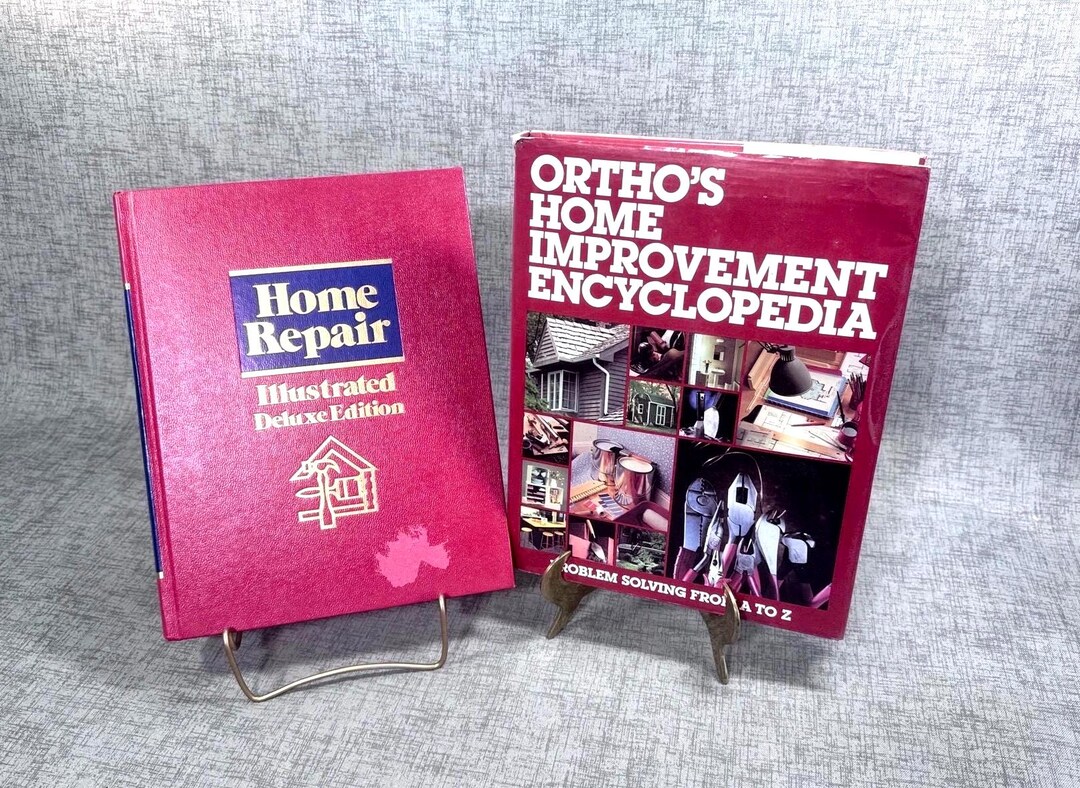 Vintage Home Repair Guide Books: Ortho Encyclopedia & Illustrated ...
