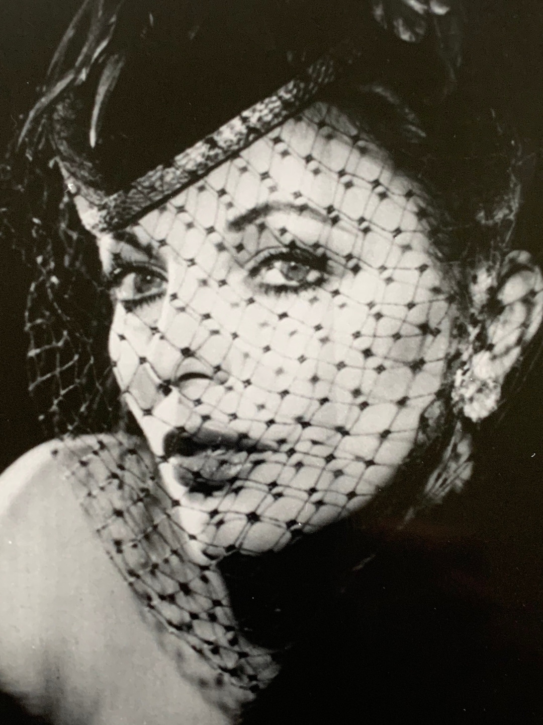 Joan Collins Celebrity Black and White Photo/1980's Hollywood Art/black ...