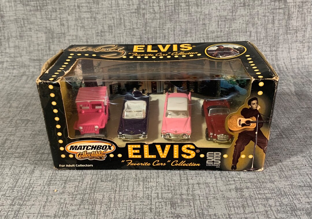 Elvis Matchbox Collectible Favorite Cars Collection Boxed Set of 4 Cars ...