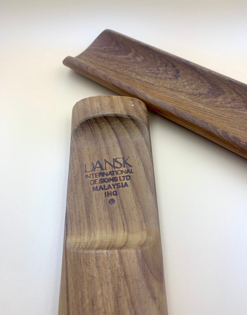 Dansk Salad Servers Teak Wood Vintage International Designs Malaysia - Etsy