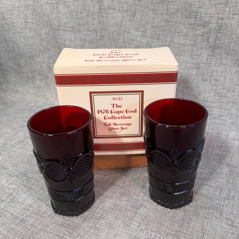 Avon Cape Cod Glassware - Etsy