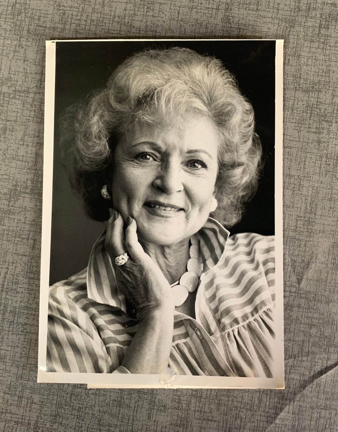 Betty White Black and White Photograph Celebrity Headshot 1980s - Etsy