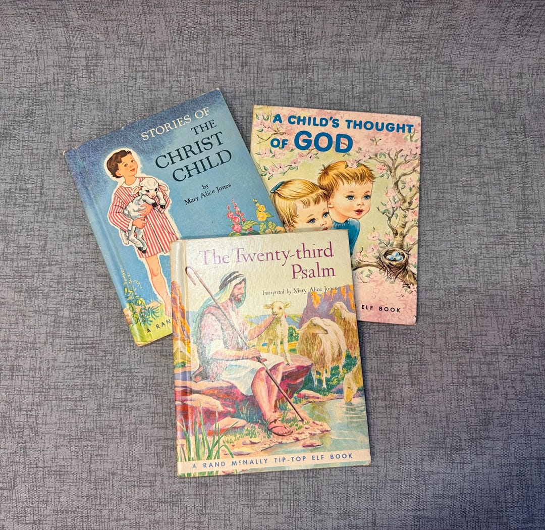 Vintage Tip Top Elf Bible Stories: Mary Alice Jones, Lot of 3 - Etsy