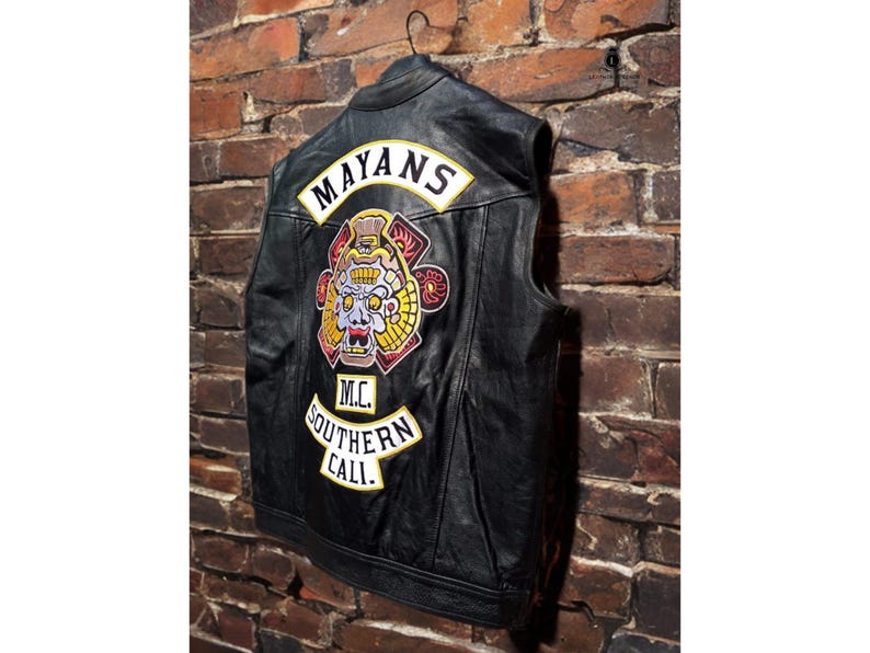 Mayans MC Patches Set | Embroidered Iron-on/sew-on Biker Vest Patches ...