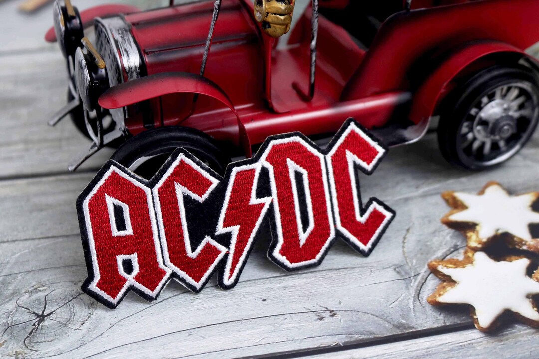 ACDC Patch, Rock Patch, Music Patch, Iron on Patch, Embroidered Patch ...
