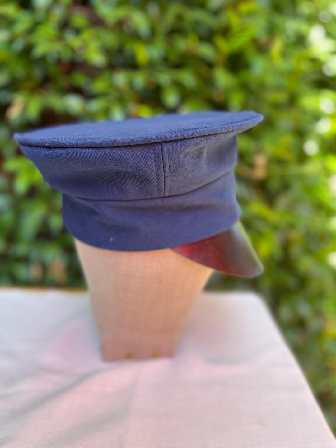 Man's 19th Century, Dark Blue Mechanic's Hat or ‘wheel Cap’, Size 7 1/4 ...