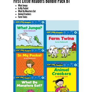 First Little Readers Bundle B1 Learn to Read Book Set for Kids Beginner ...