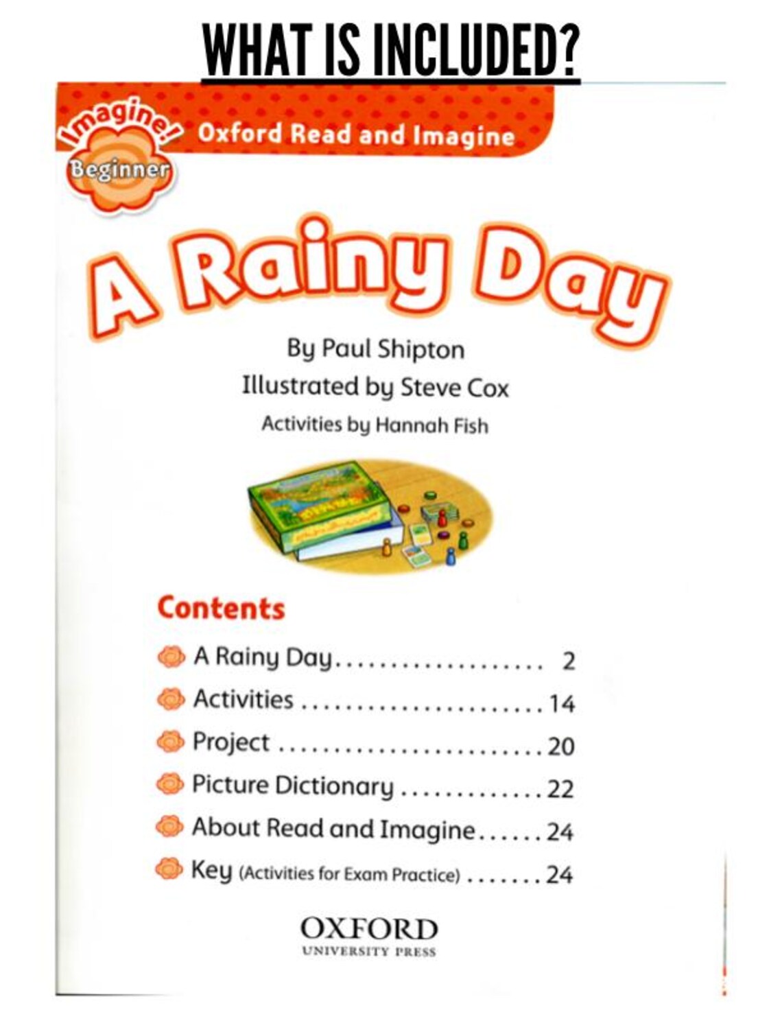 Early Year English A Rainy Day Pre A1 Back to School Oxford Read and ...