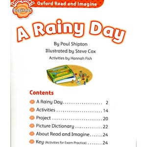 Early Year English A Rainy Day Pre A1 Back to School Oxford Read and ...