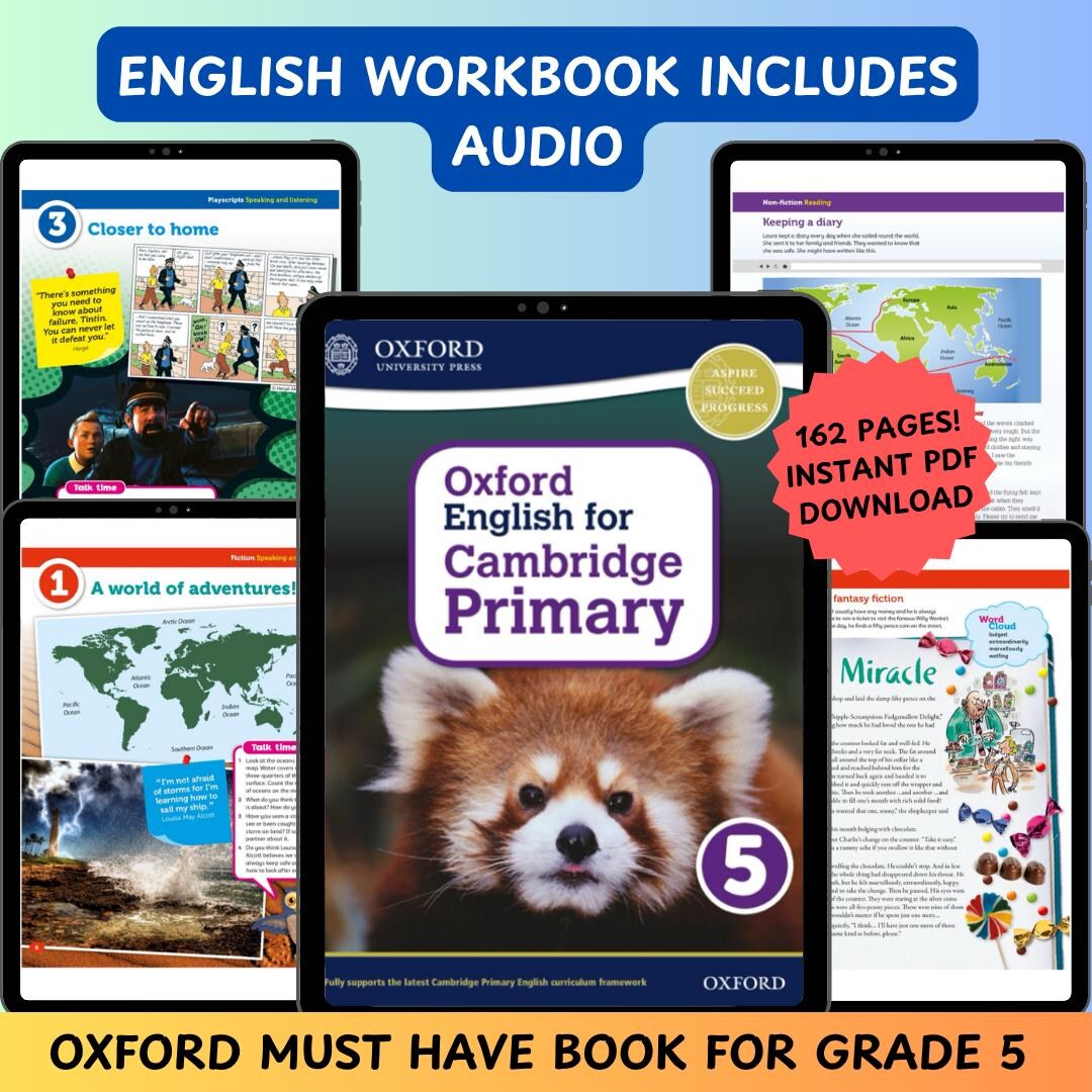 Oxford English for Cambridge Primary Grade 5 Back to School Book for ...
