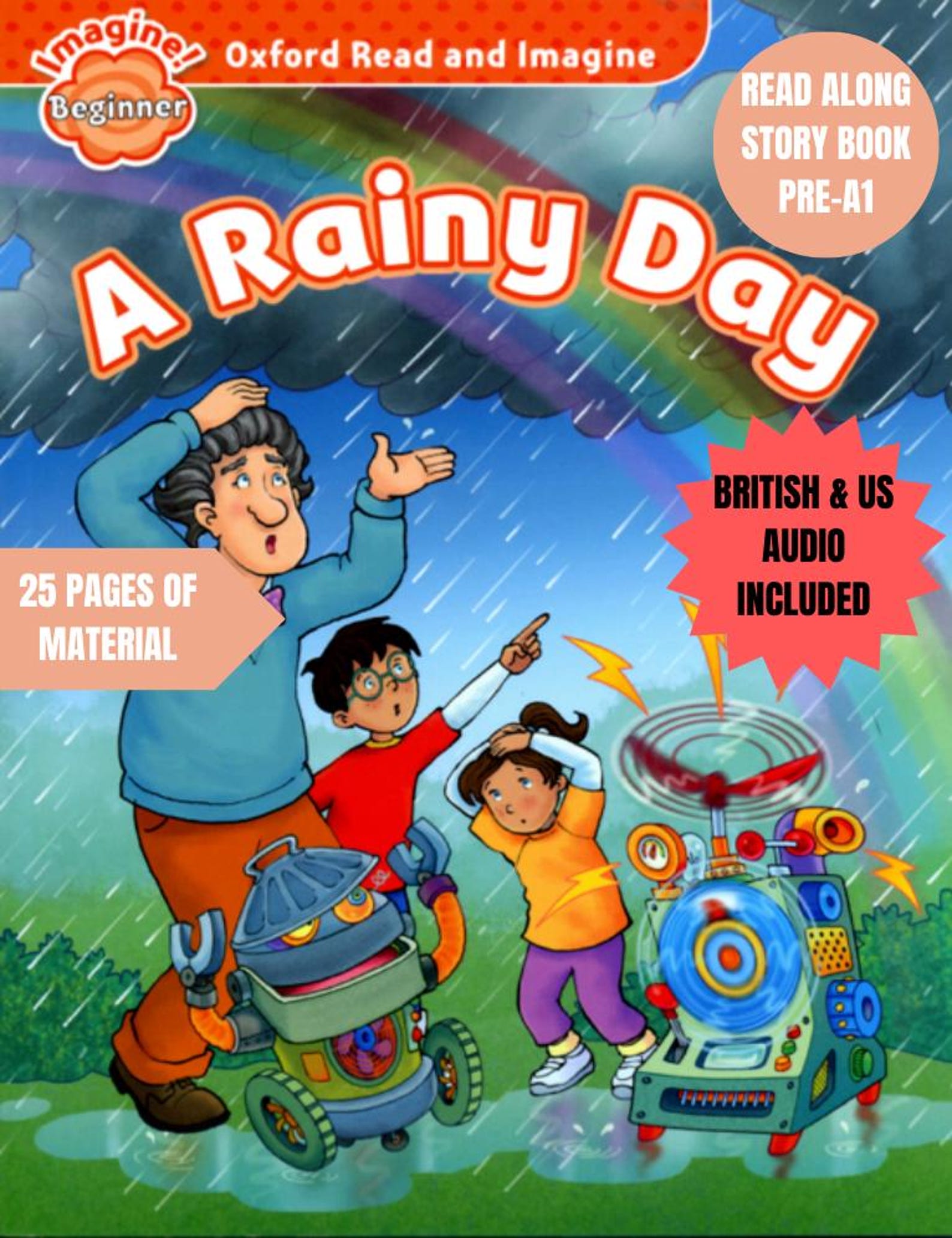 Early Year English A Rainy Day Pre A1 Back to School Oxford Read and ...