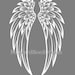 Angel Wings Wall Decal Vinyl Wall Art, Graphics, Lettering, Decal ...