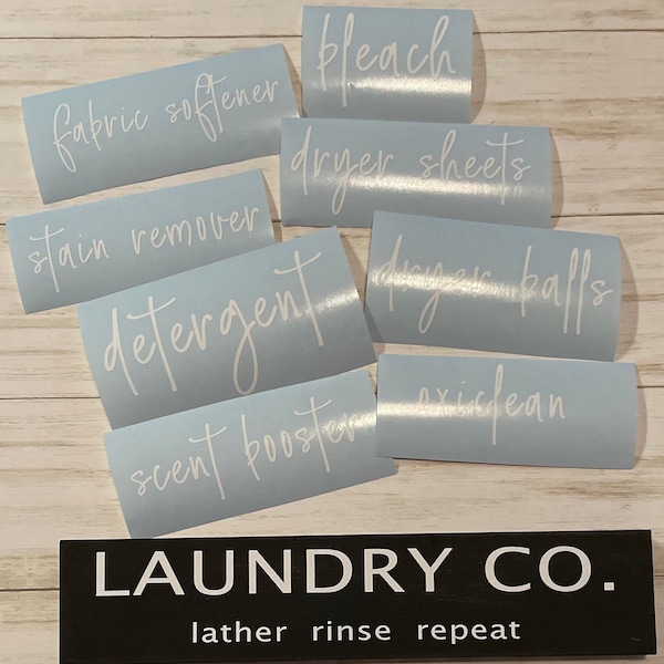 Laundry Labels - Etsy