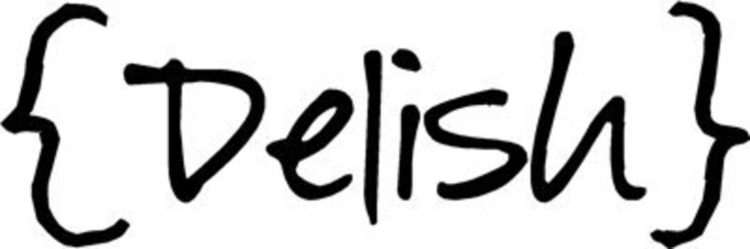 Delish Vinyl Sign Vinyl Wall Art, Graphics, Lettering, Decals, Stickers ...