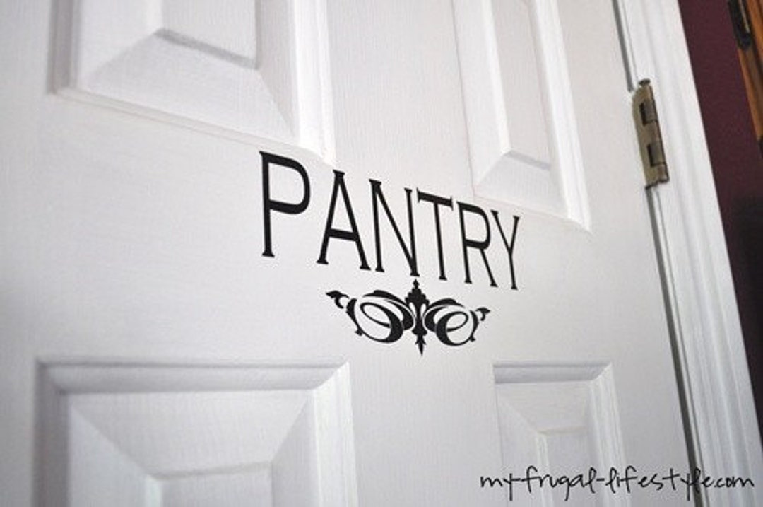 Pantry Sticker - Vinyl Wall Art, Graphics, Lettering, Decals, Stickers ...