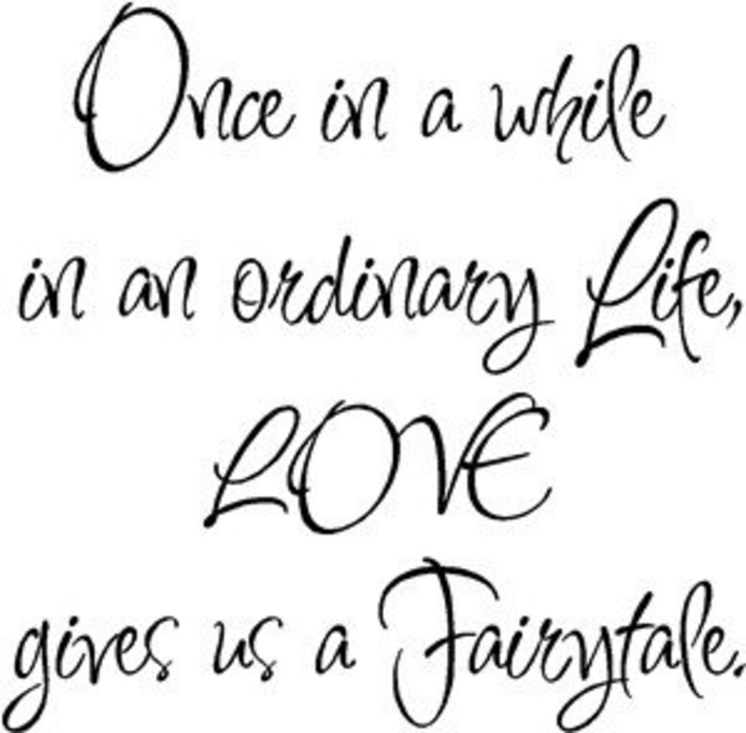 Ordinary Life Saying Wall Art Graphics Lettering Vinyl Decal - Etsy