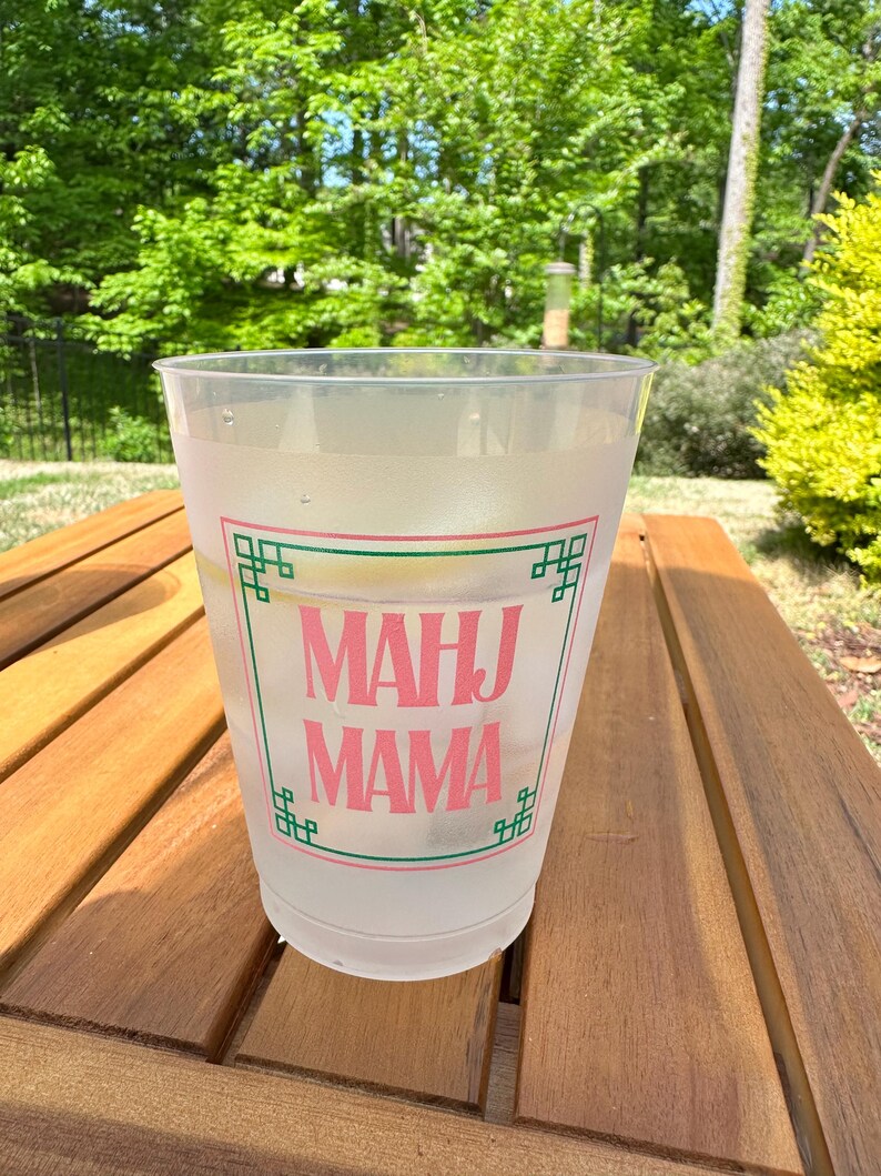 REUSABLE FROST FLEX 16 Oz Mahjong Cups. Set of 10 - Etsy