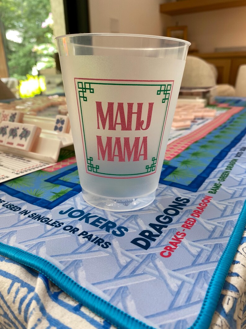REUSABLE FROST FLEX 16 Oz Mahjong Cups. Set of 10 - Etsy