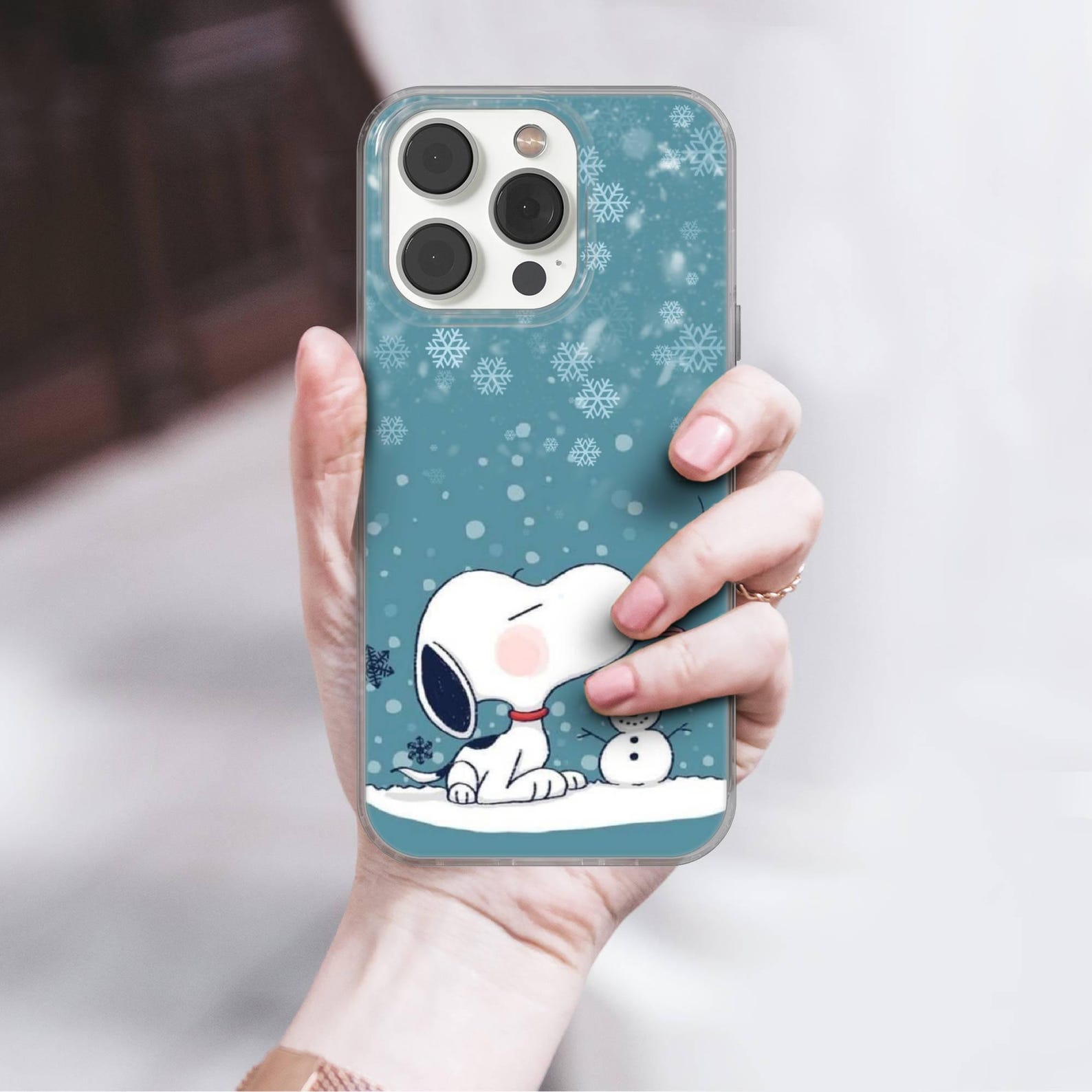 Snoopy Phone Case Christmas Cover for iPhone 16e, 17 Pro Max, 17 Air ...