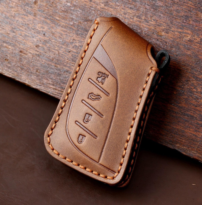 Suitable for Lexus Leather Key Fob Cover ES200 ES300H Key Cover 3 ...