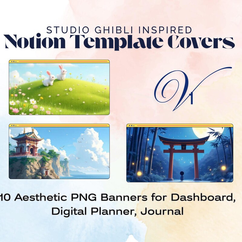 Studio Ghibli Header - Etsy