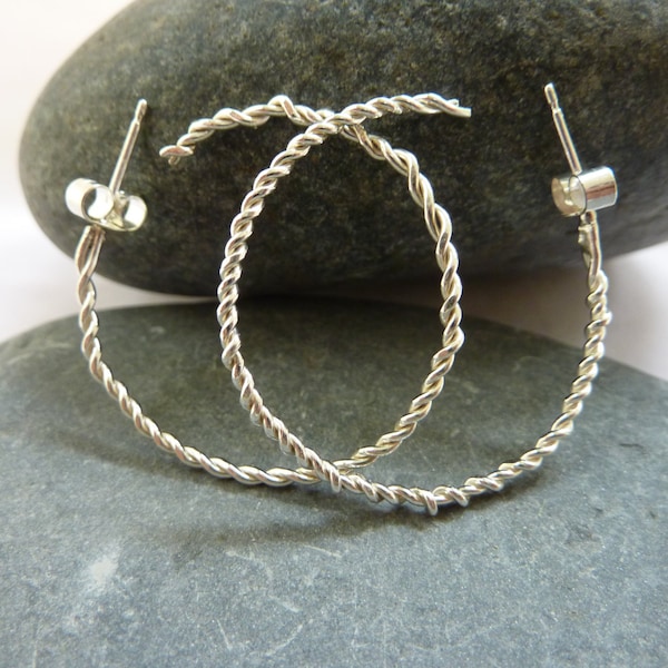 Twisted Wire Earring - Etsy