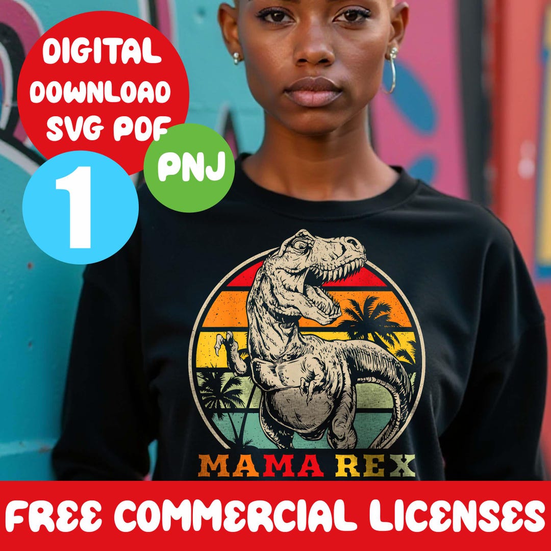 Mama Rex SVG PNJ, Mom Life PNJ, Mother's Day, Ice Age 3 Mama Rex Mom ...