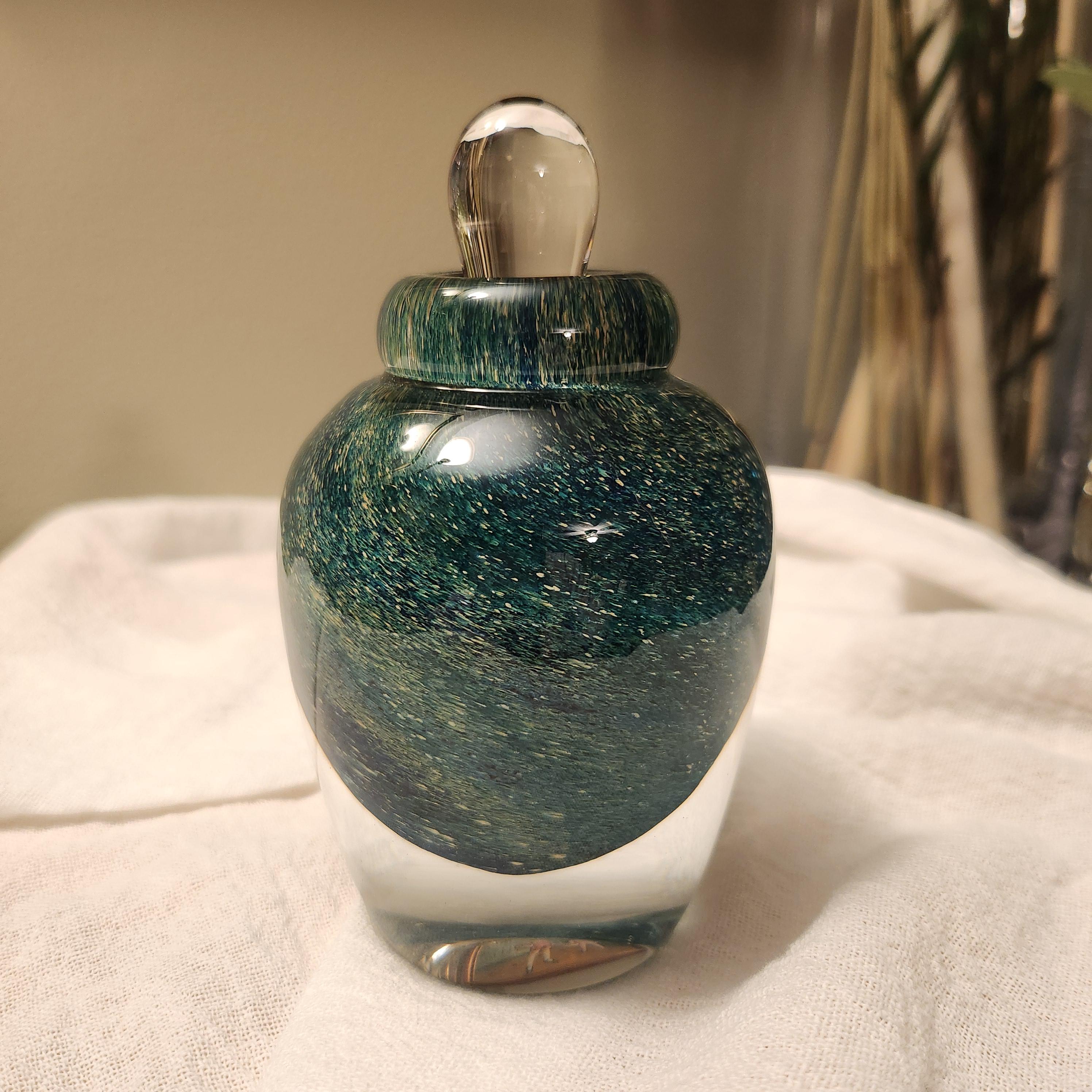 Perfume Bottle by Church & Maple Art Glass Studio - Signed - Etsy