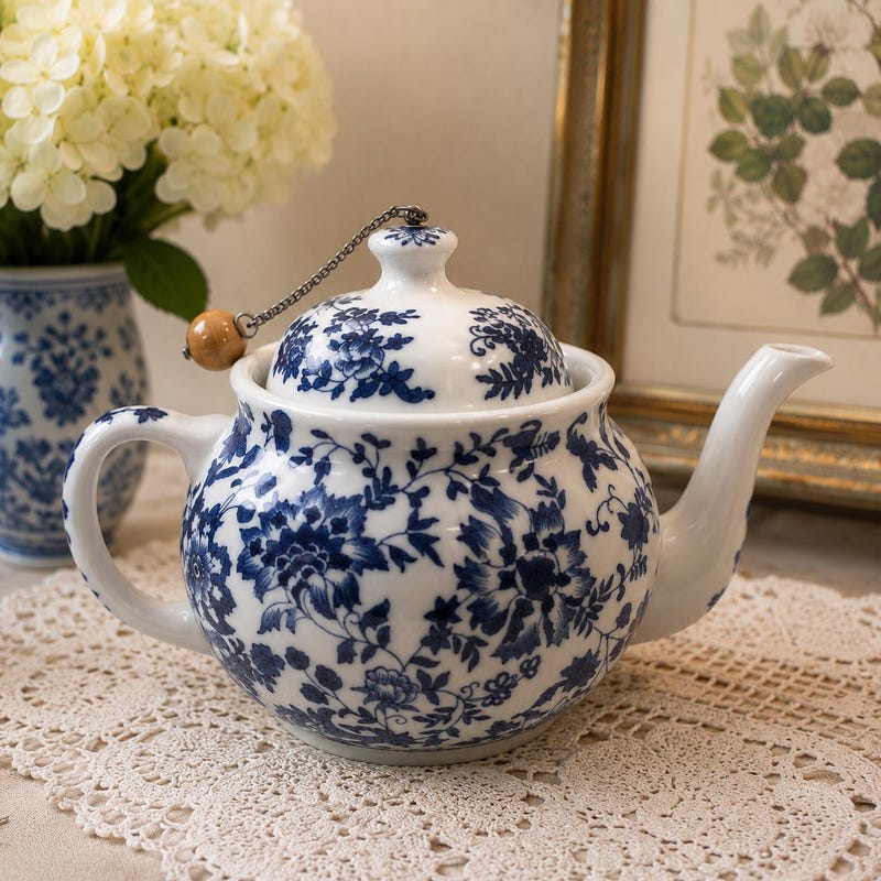 40 Oz Ceramic Teapot - Etsy