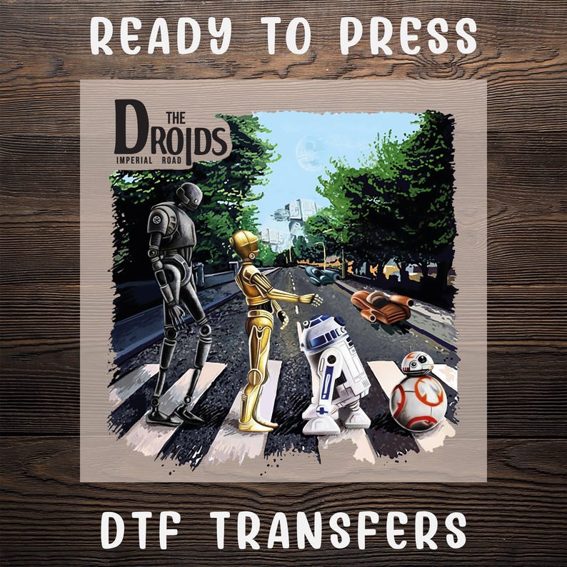 Star Wars Droids DTF Transfer: R2-D2 & C-3PO Ready to Press - Etsy