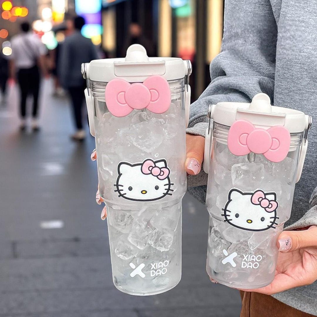 Hello Kitty Cup | Permanent Decals | Sanrio Inspired Hello Kitty ...